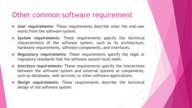 Software requirement & specification .pptx | Operating Systems | Computer Software and Applications