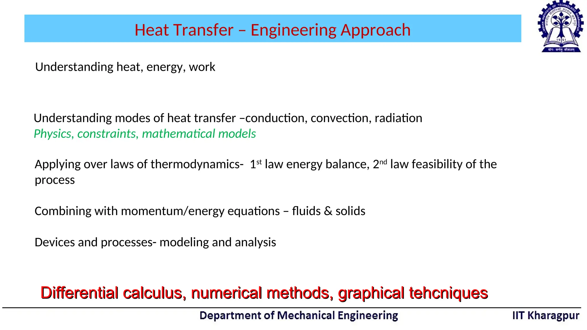 Heat Transfer methods and modes in which heat is transferred | PPT