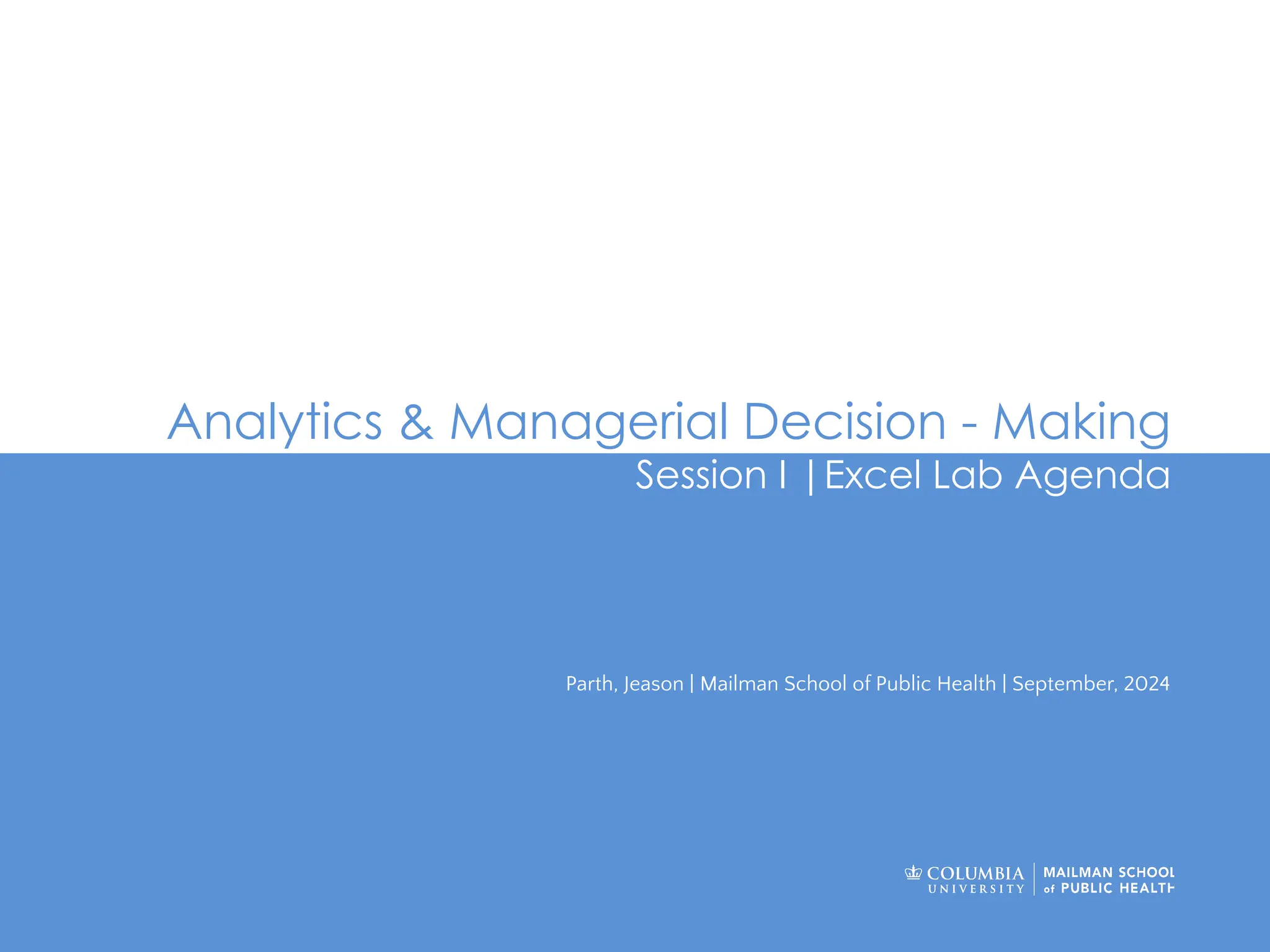 Analytics & Managerial Decision-Making Excel Lab | PDF