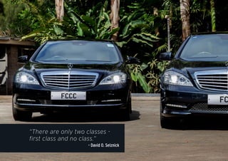 First class cars concierge brochure | PDF | Luxury Cars | Auto Type