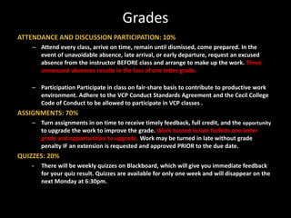 VCP 118-2 First class introduction information | PPTX