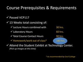 VCP 118-2 First class introduction information | PPTX