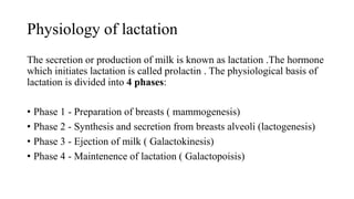 Physiology of Lactation | PPTX
