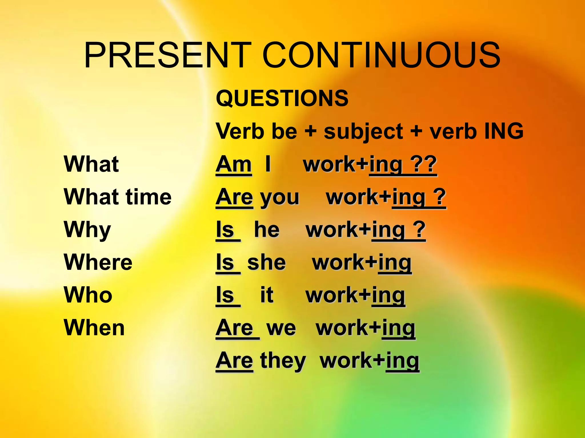 Present continuous - Sports | PPT