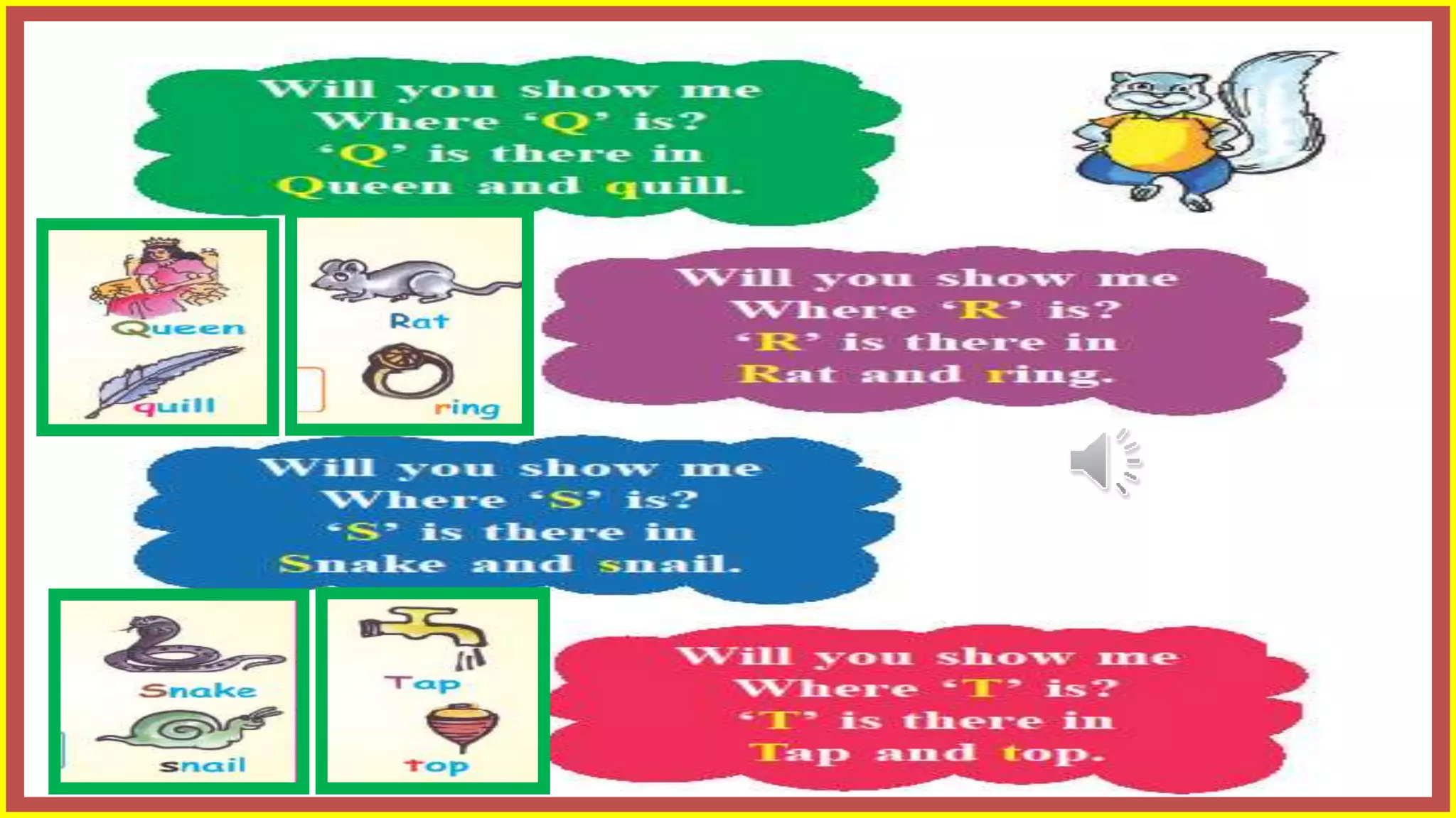 First Class Alphabets Rhymes | PPTX