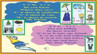 First Class Alphabets Rhymes | PPT