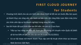 First Cloud Journey - AWS Vietnam.pdfhihi | PDF