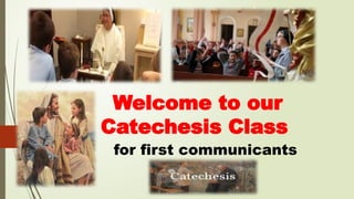 first holy communion Eucharist thanksgiving | PPTX