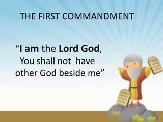 First commandment | PPT