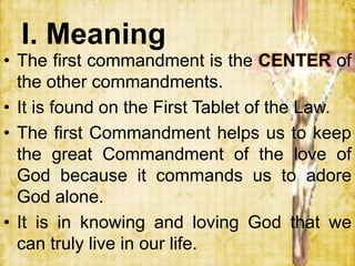 First Commandment