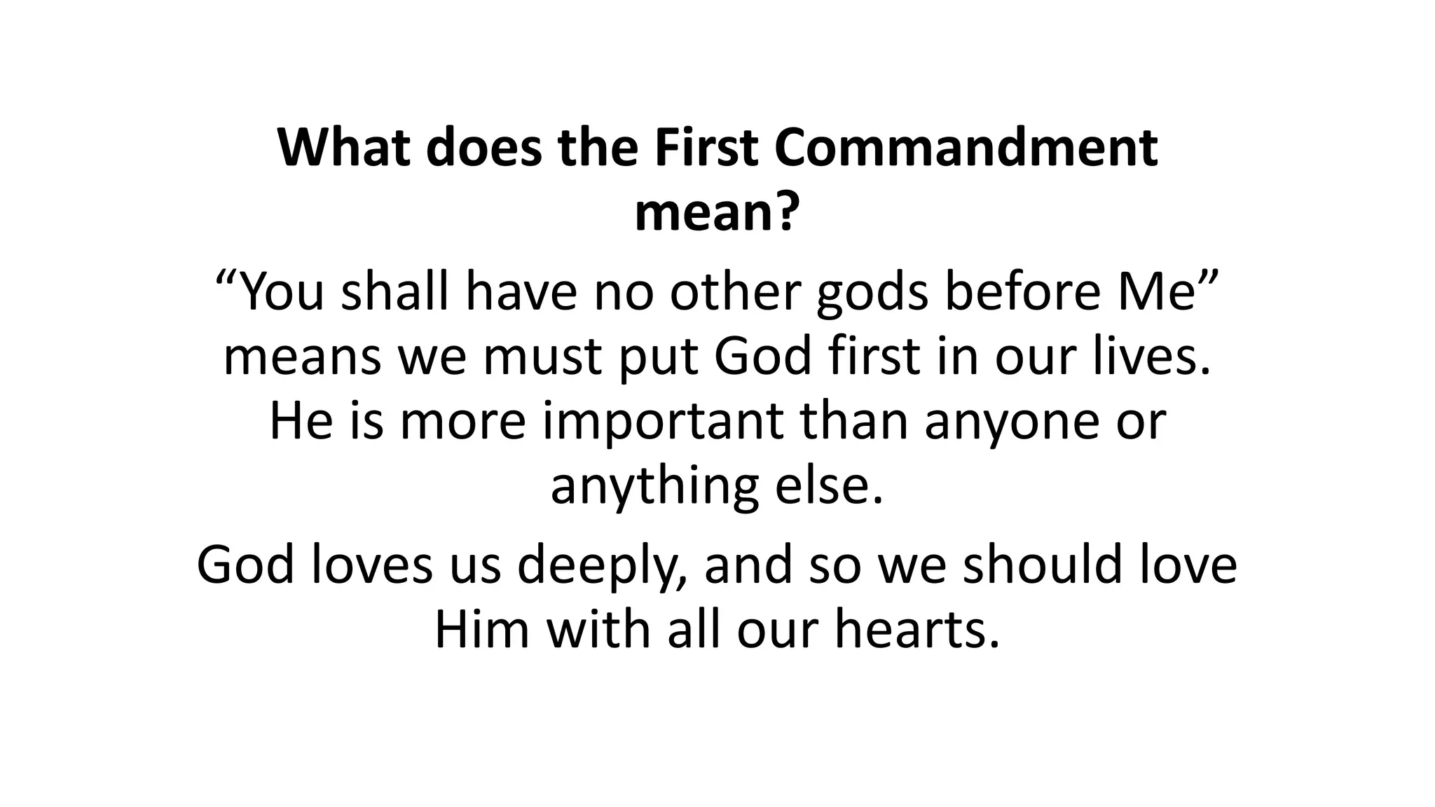 First commandment.pptx