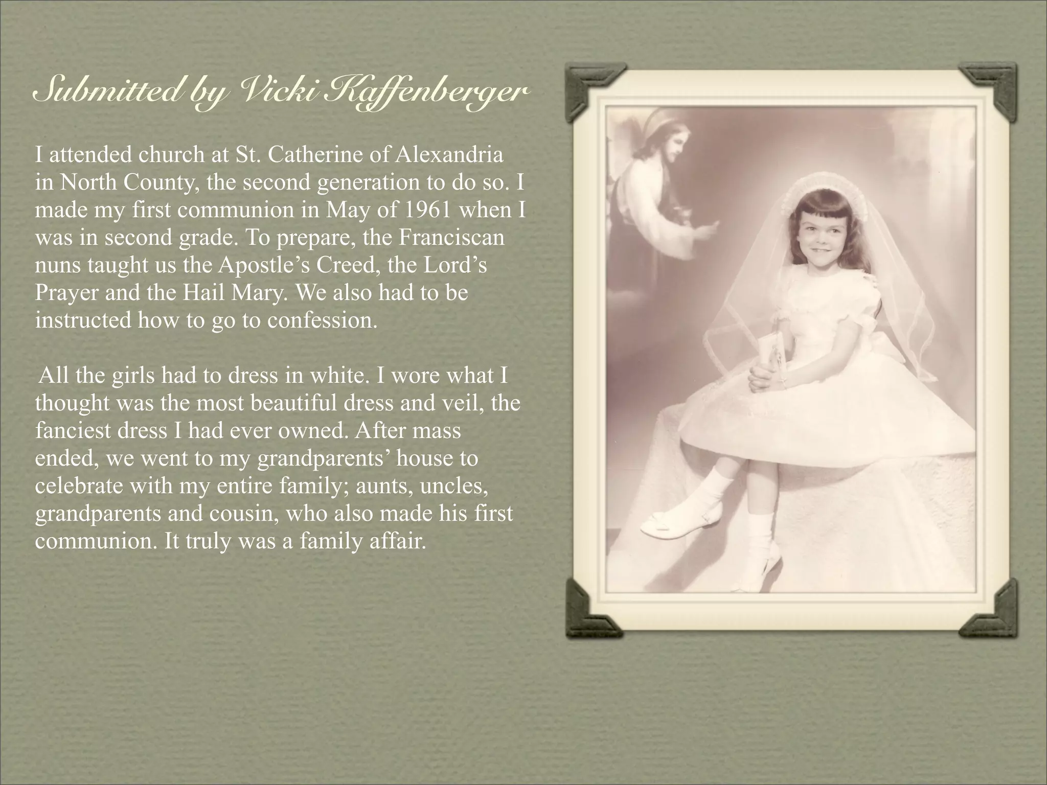 First Communion Stories | PDF