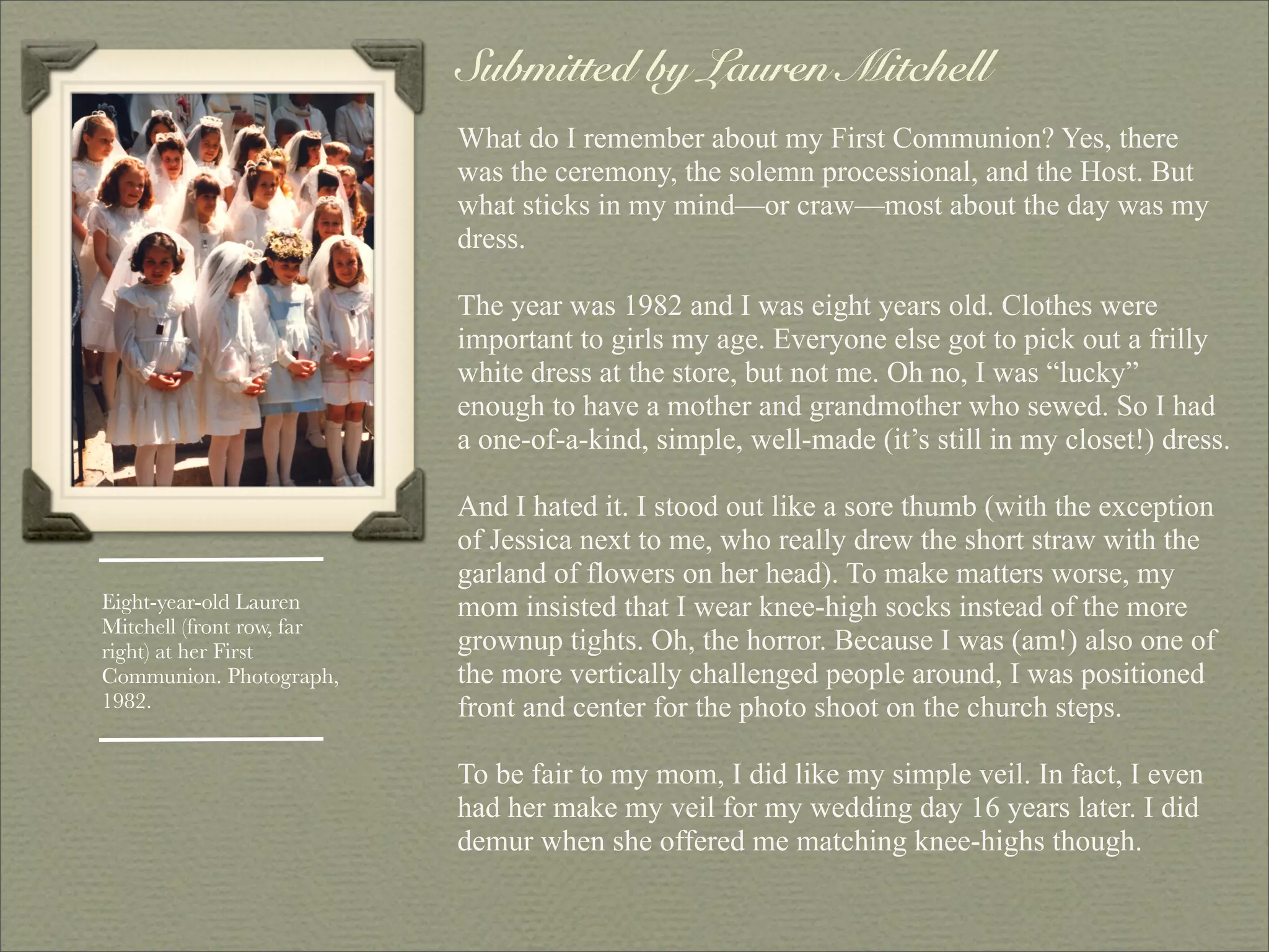 First Communion Stories | PDF