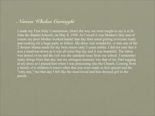 First Communion Stories | PDF
