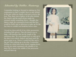 First Communion Stories | PDF