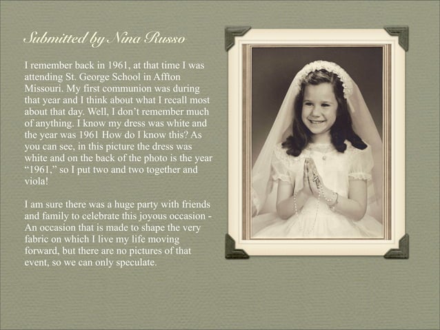 First Communion Stories | PDF