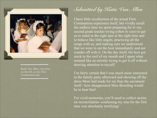 First Communion Stories | PDF