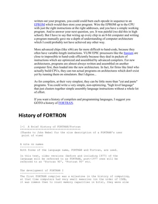 First compailer written | DOCX