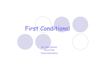 First Conditional | PPT