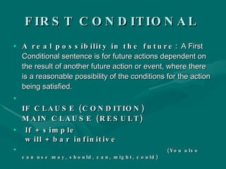 First conditional | PPT