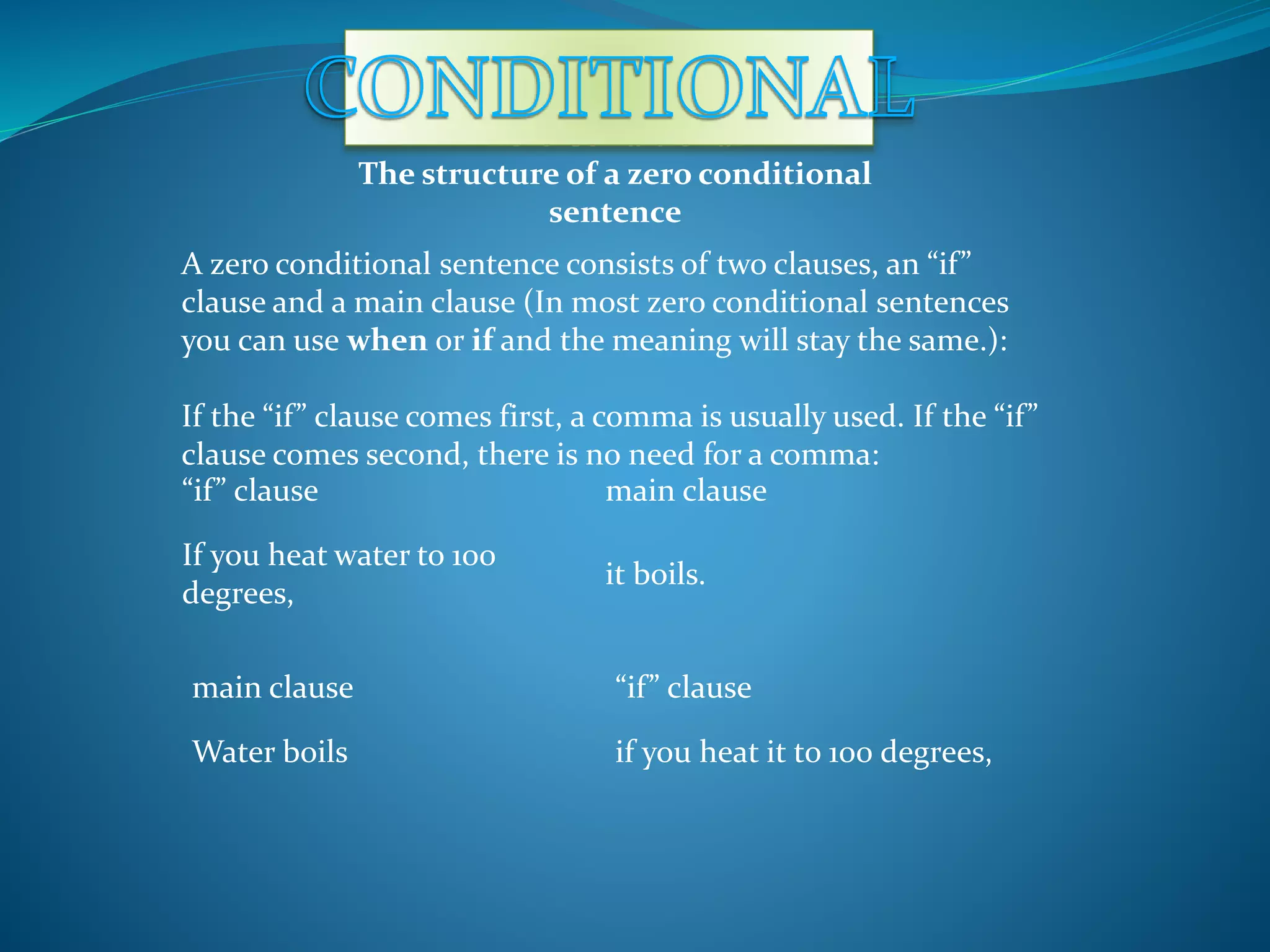 First conditional | PPTX