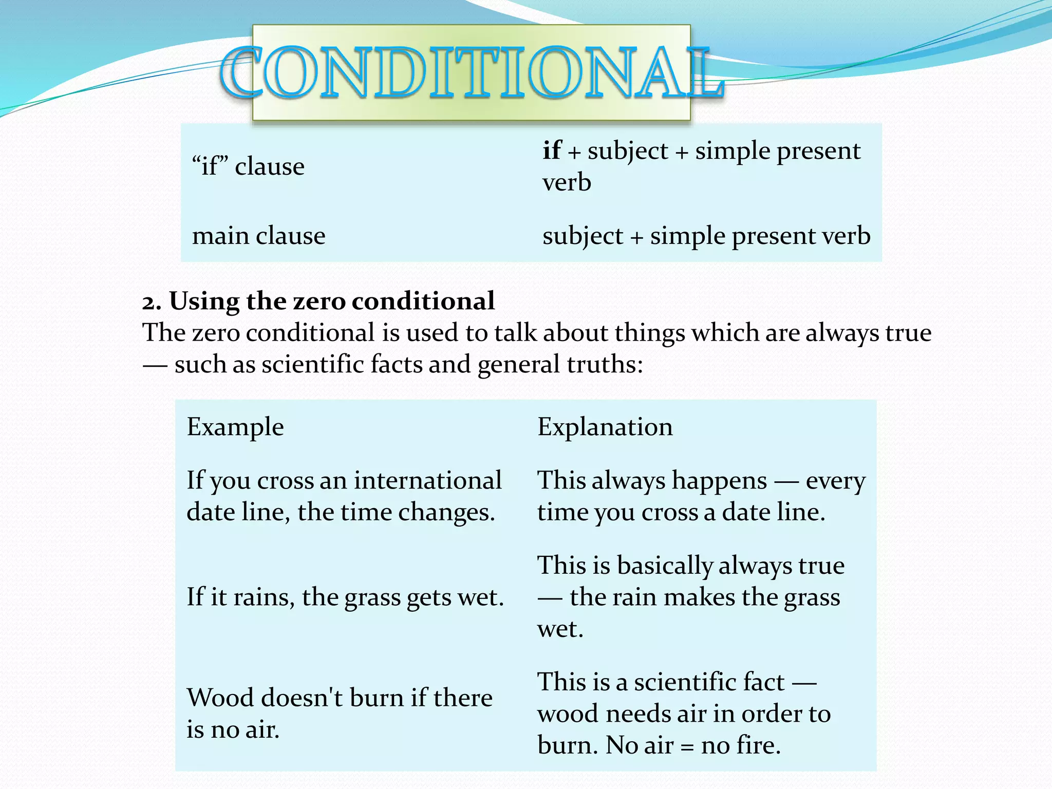 First conditional | PPTX