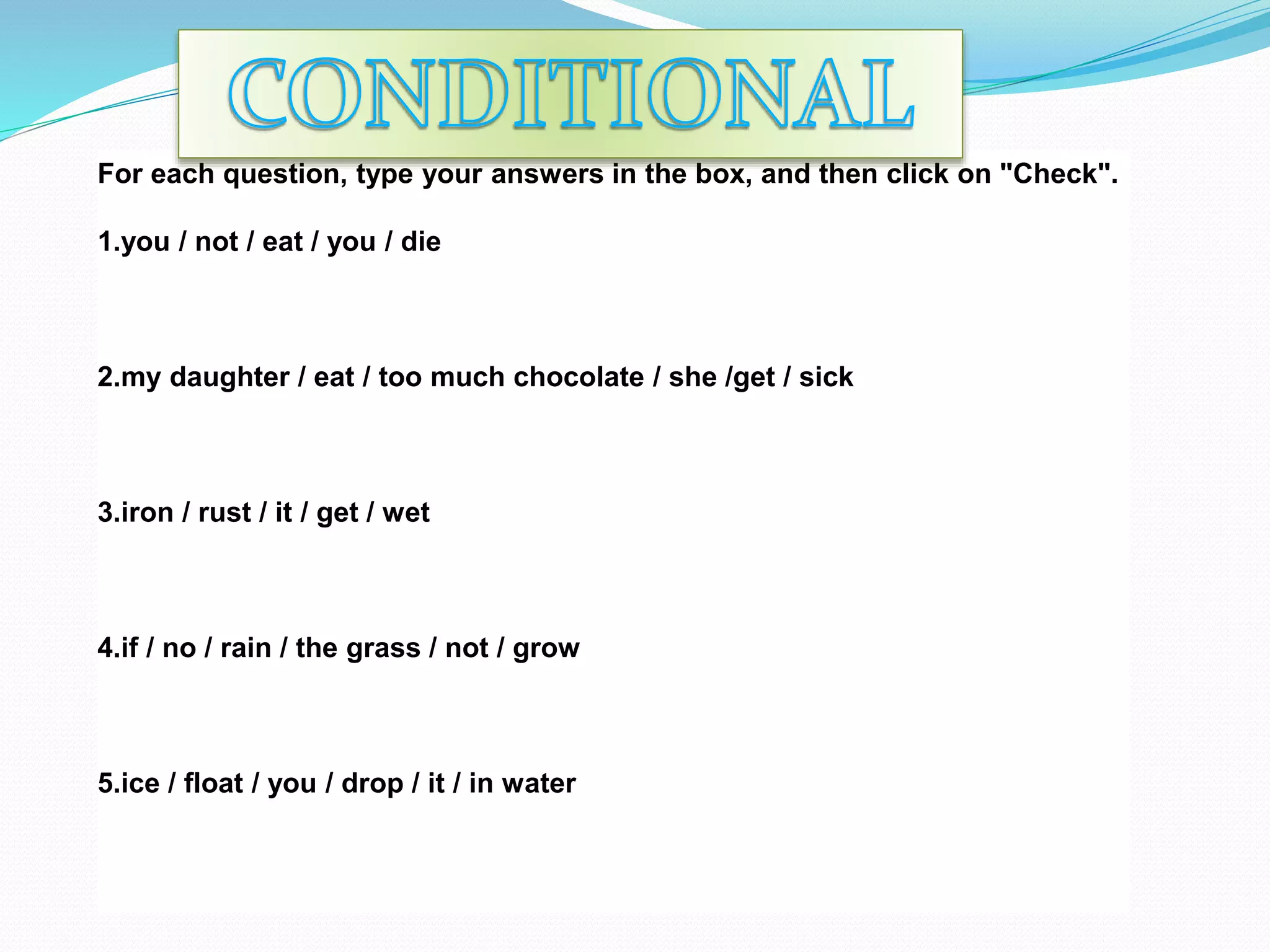First conditional | PPT