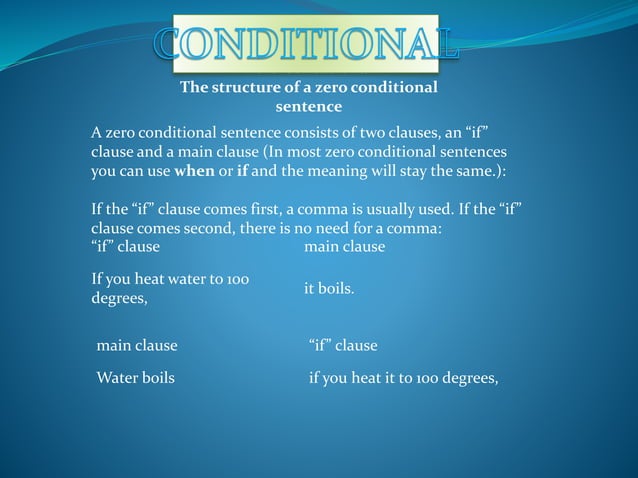 First conditional | PPTX