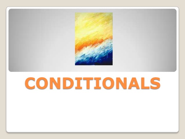 First conditional | PPT