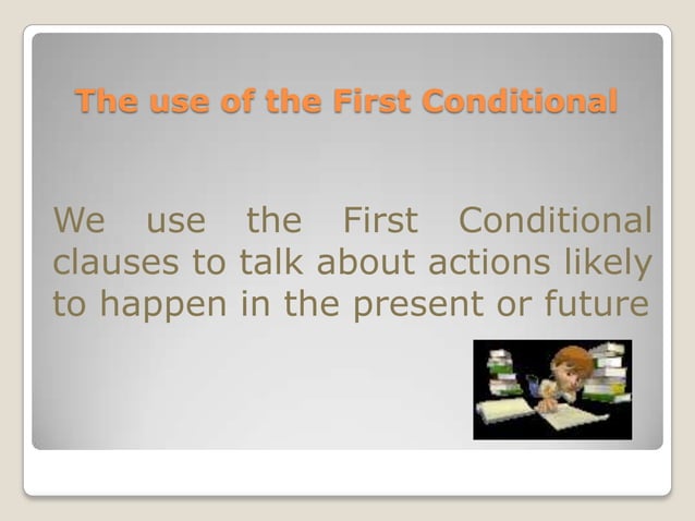 First conditional | PPTX