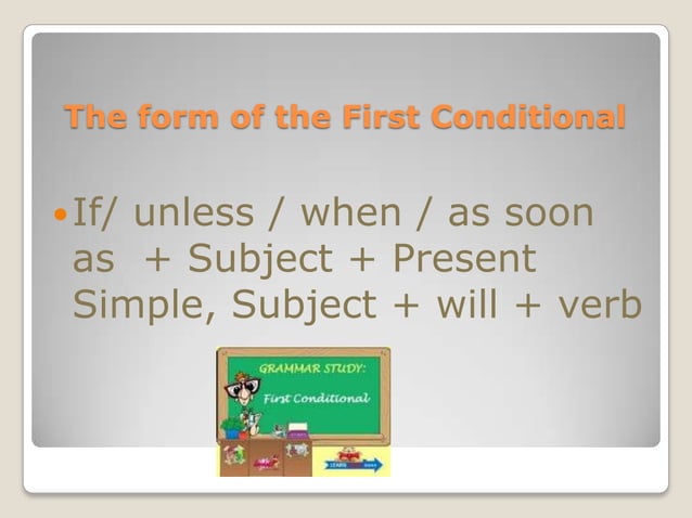 First conditional | PPTX
