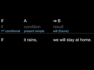 First conditional | PPTX