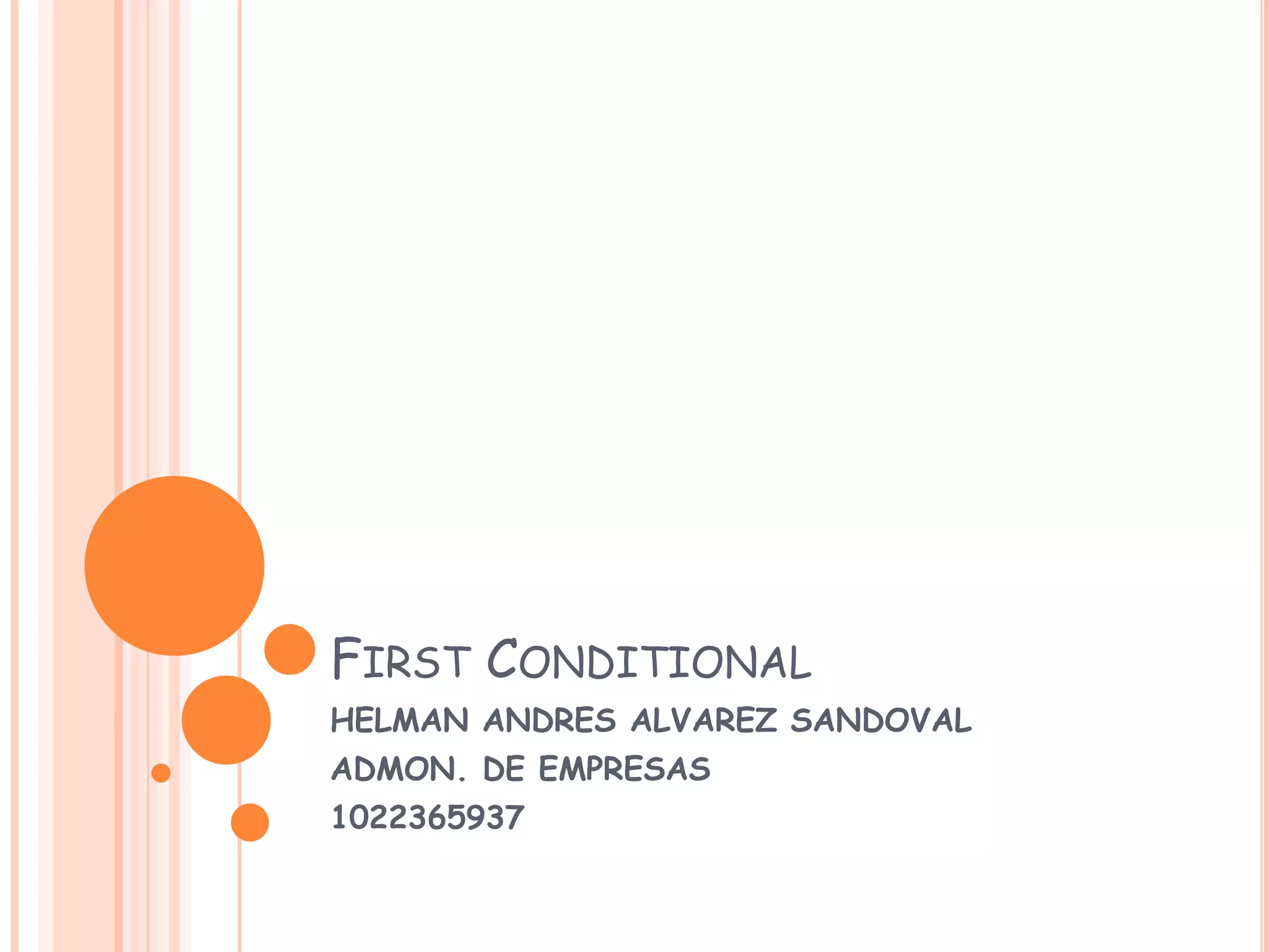 First conditional | PPT