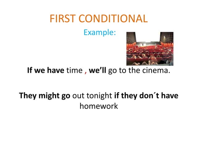 First conditional | PPTX