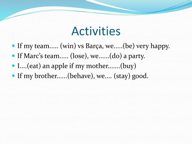 First conditional | PPT