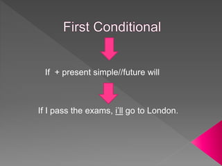First conditional | PPTX