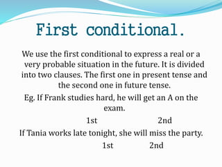 First conditional | PPTX