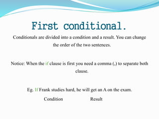 First conditional | PPTX