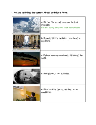 First conditional | PDF