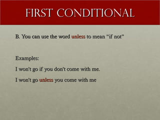 First Conditional | PPT
