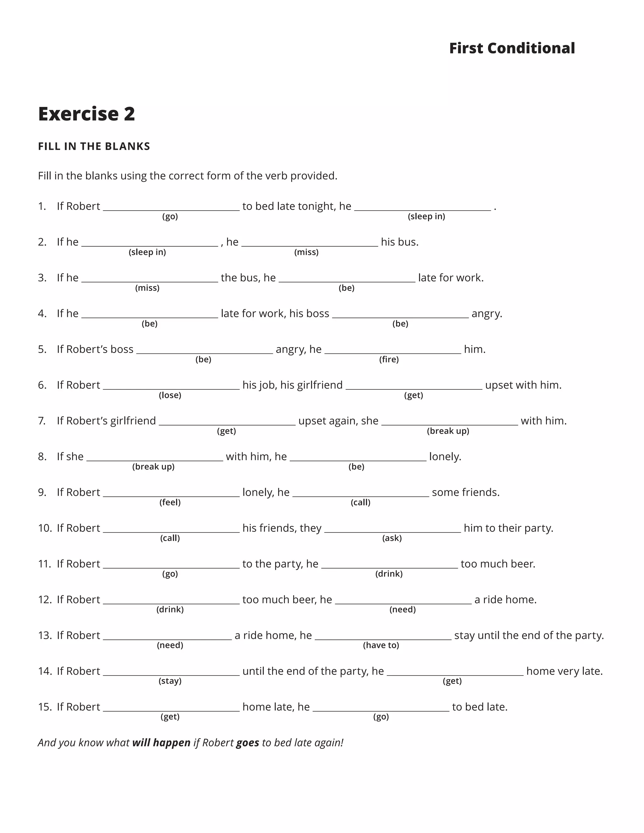 First conditional | PDF
