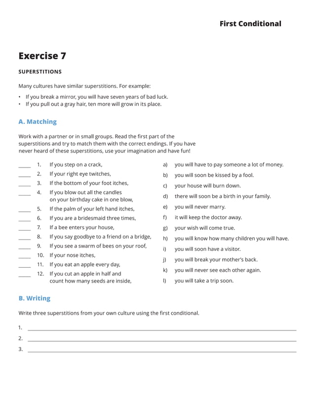 First conditional | PDF