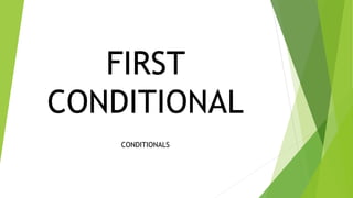 First conditional | PPTX