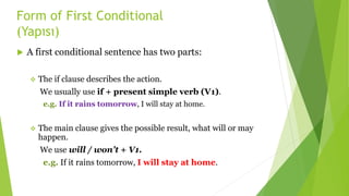 First conditional | PPTX
