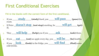 First conditional | PPTX