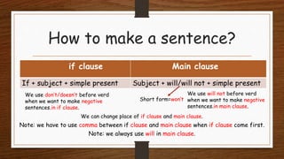 First conditional | PPTX