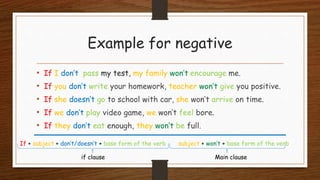 First conditional | PPTX