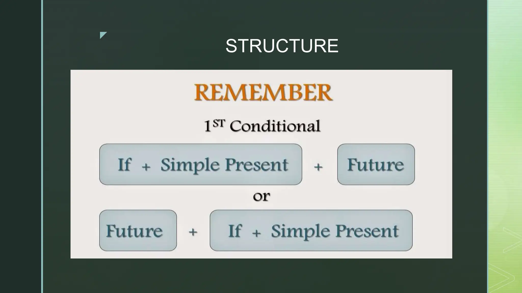 FIRST CONDITIONAL (real conditional).pptx