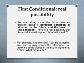 First conditional | PPTX