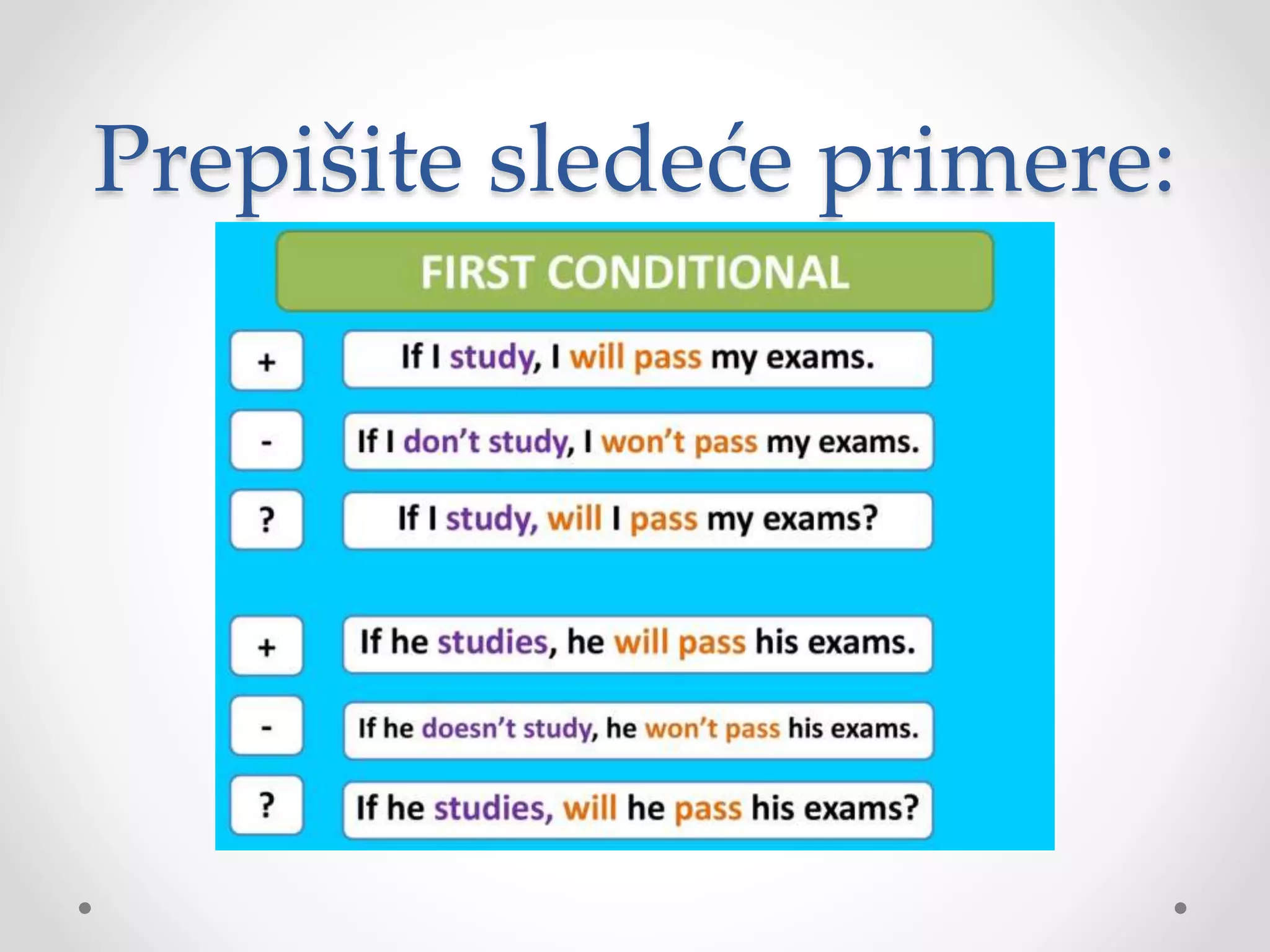 First conditional and future tenses practice | PPT